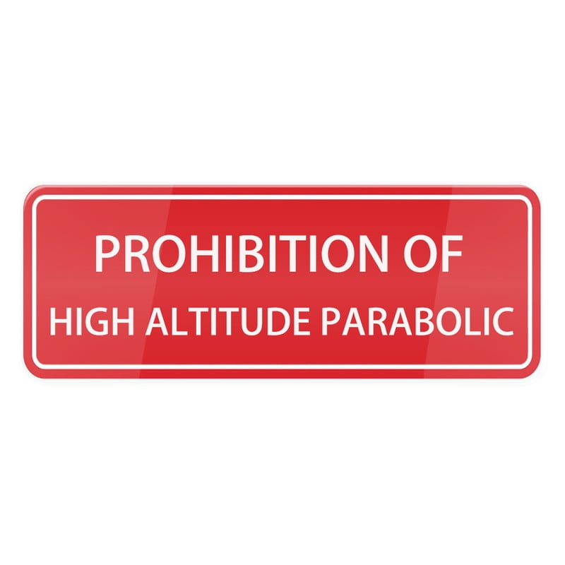 Prohibition Of High Altitude Parabolic Sign For House (With Strong ...