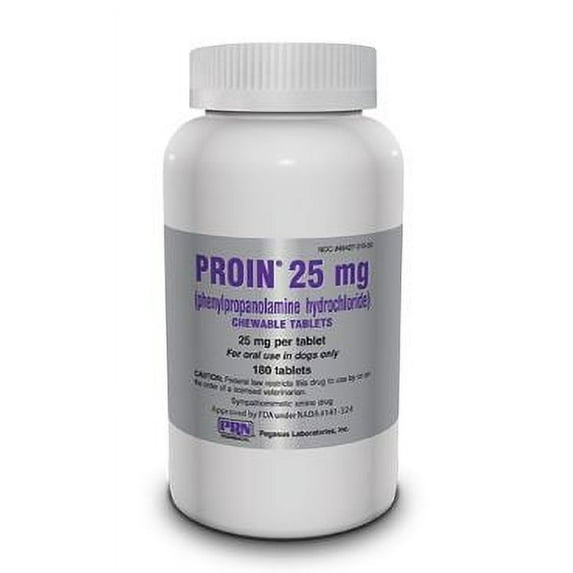Proin (Phenylpropanolamine Hydrochloride) Chewable Tablets, 25MG HSA ...