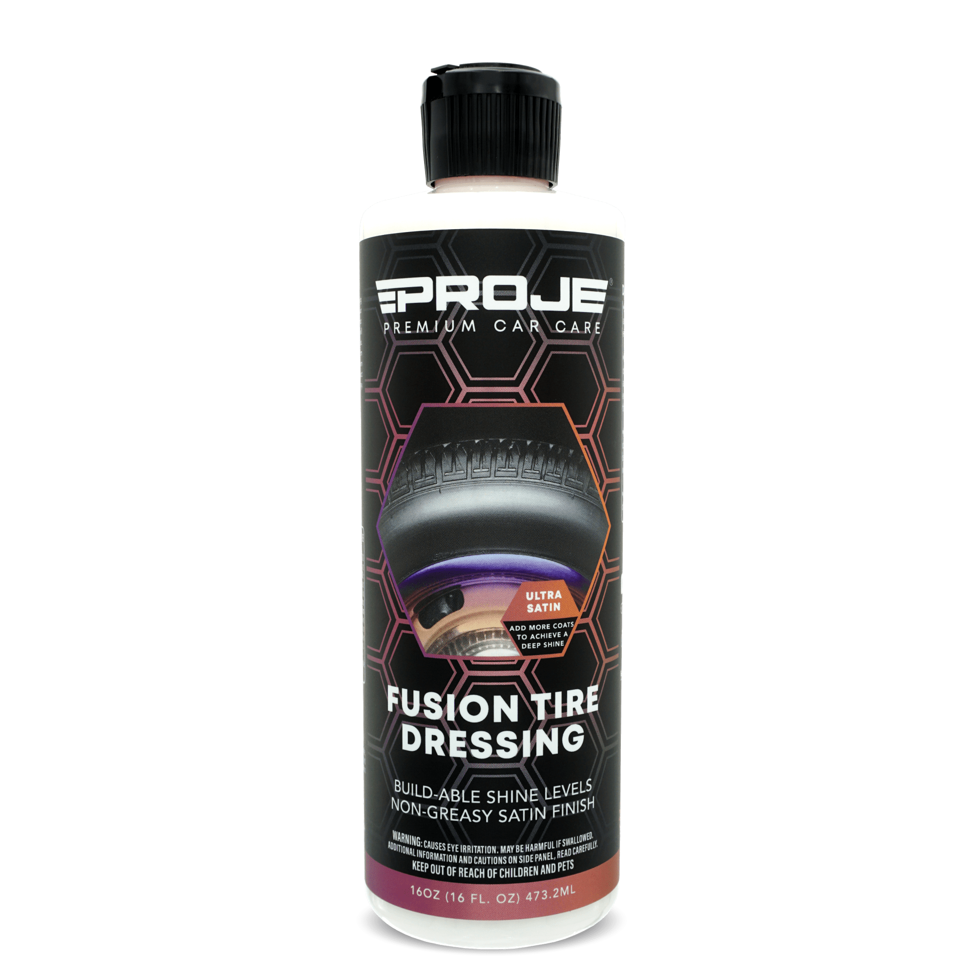 Proje Fusion Tire Dressing, Rubber, Vinyl, & Trim Dressing, Satin ...