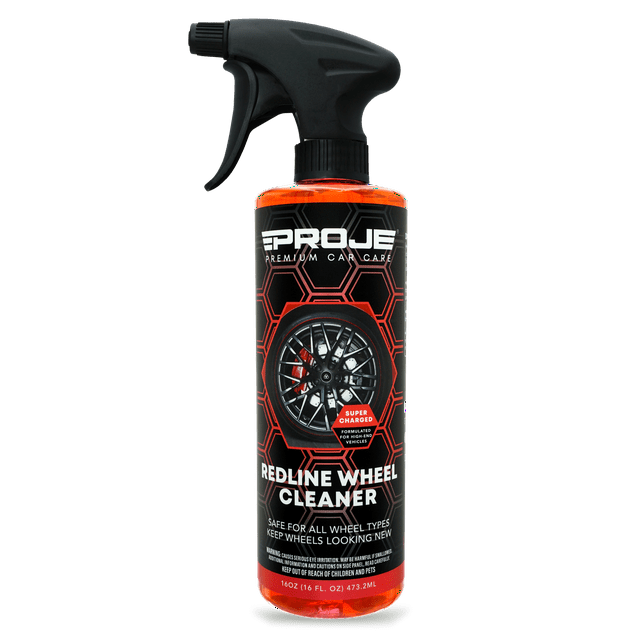 Proje Redline Wheel Cleaner, Rim & Tire Cleaner, Tough on Brakedust ...