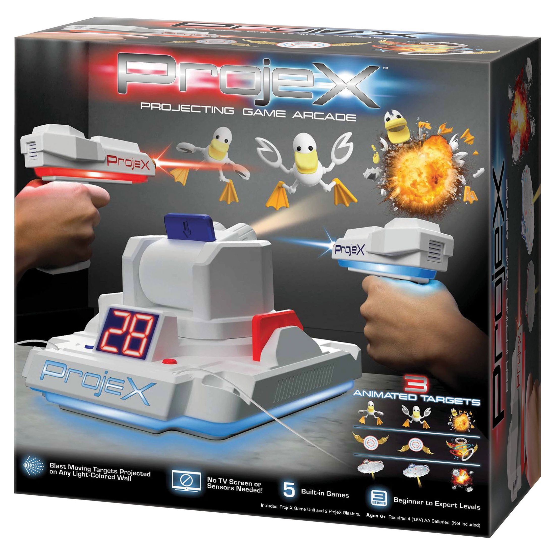 ProjeX Image Projecting Arcade Game with Digital Sound - Walmart.com