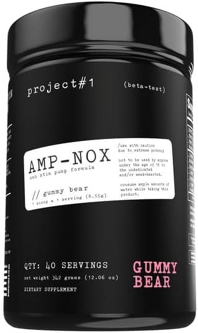 Project #1 AMP-NOX: Orange Mango, Pre-Workout & Protein Powder for Gym ...