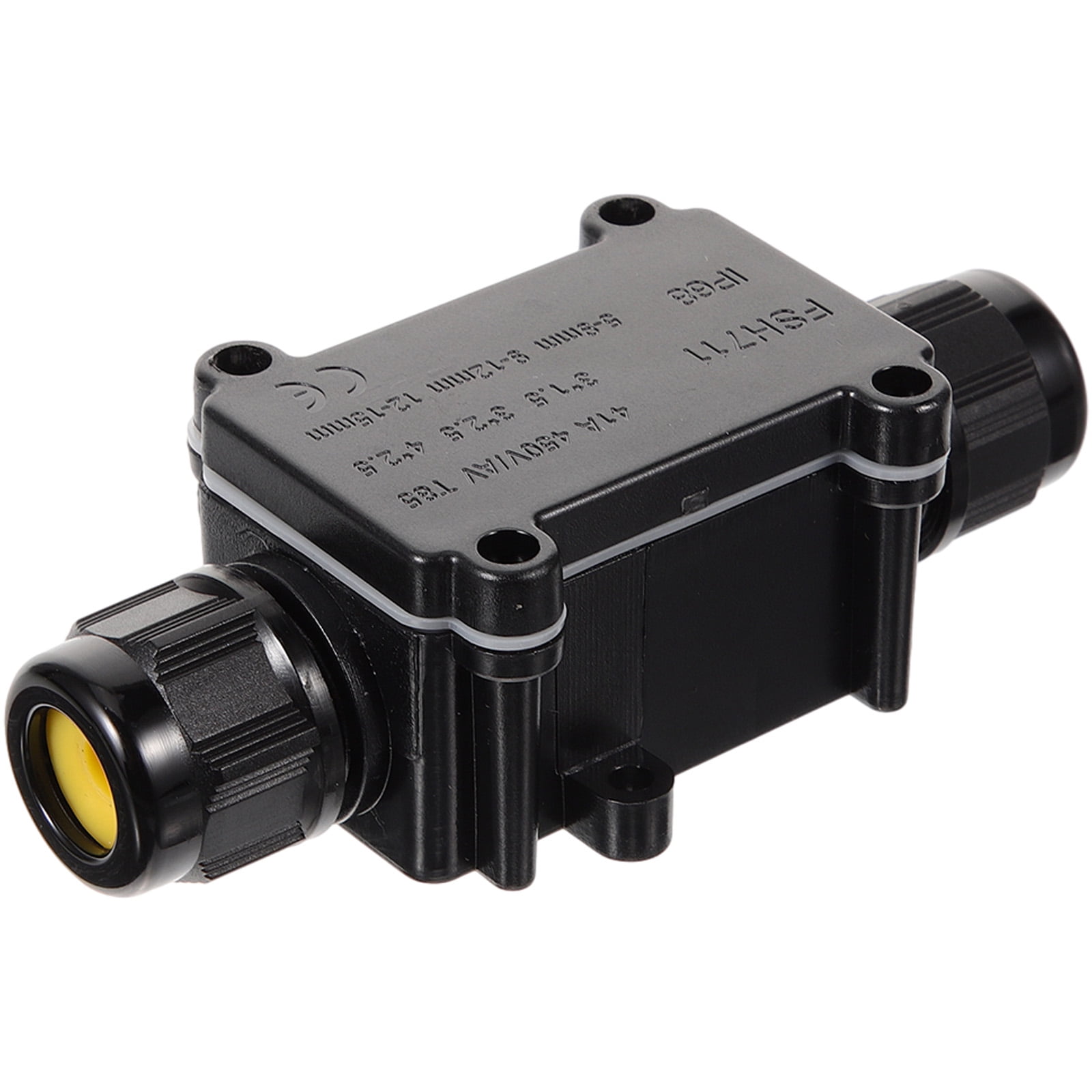 Project Box Plastic Electrical Box 2-way Weatherproof Cable Junction ...