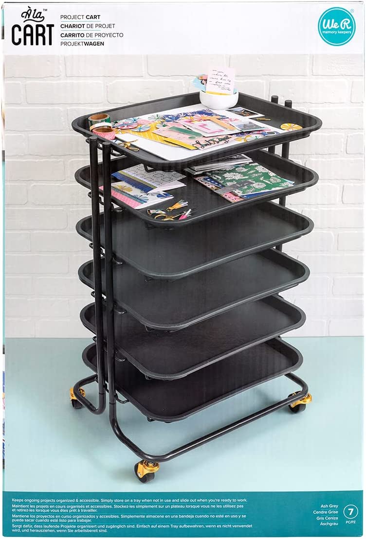Project Cart with 6 Removable Trays- - Walmart.com