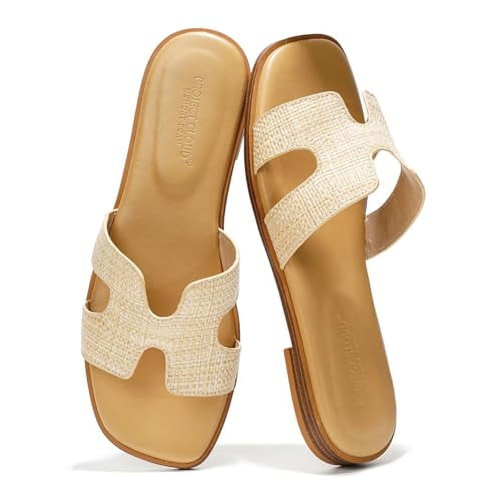 Project Cloud Women's Sandals - Comfortable Memory Foam Slides for ...
