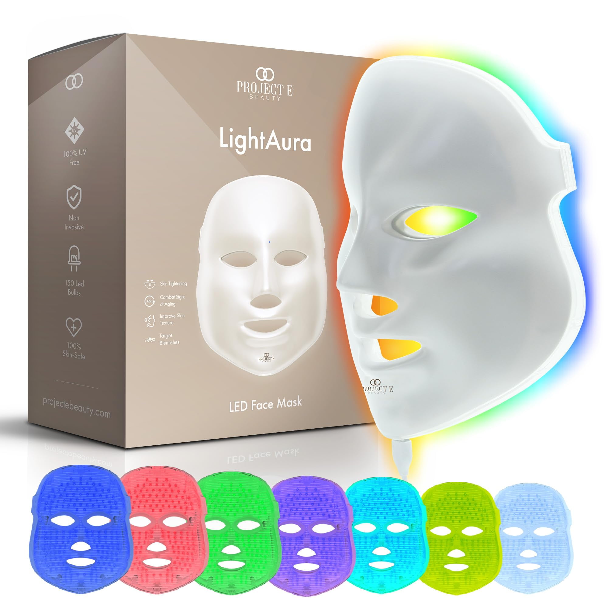 Project E Beauty Skin HMF23 Rejuvenation Photon Mask | LED Face Mask ...