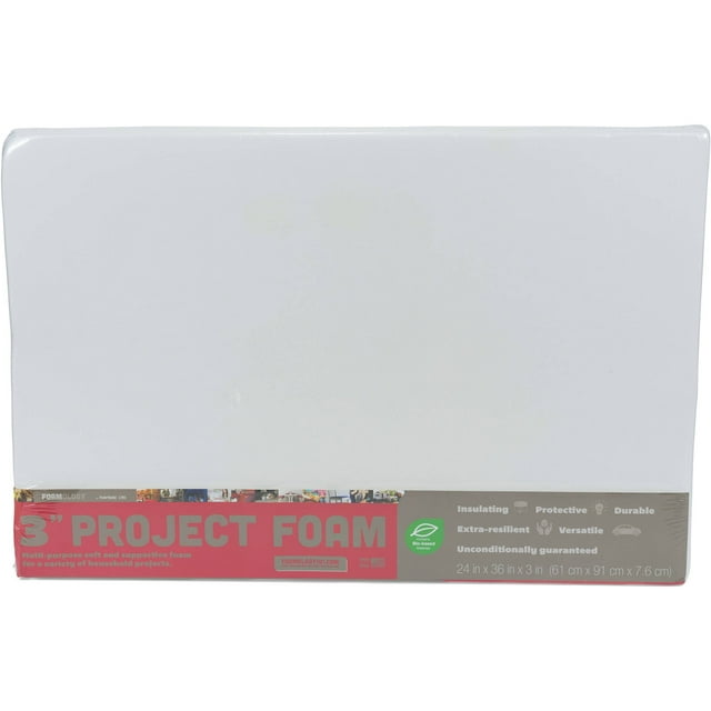 Project Foam Pad By Fairfield™, 24" X 36" X 3" Thick - Walmart.com
