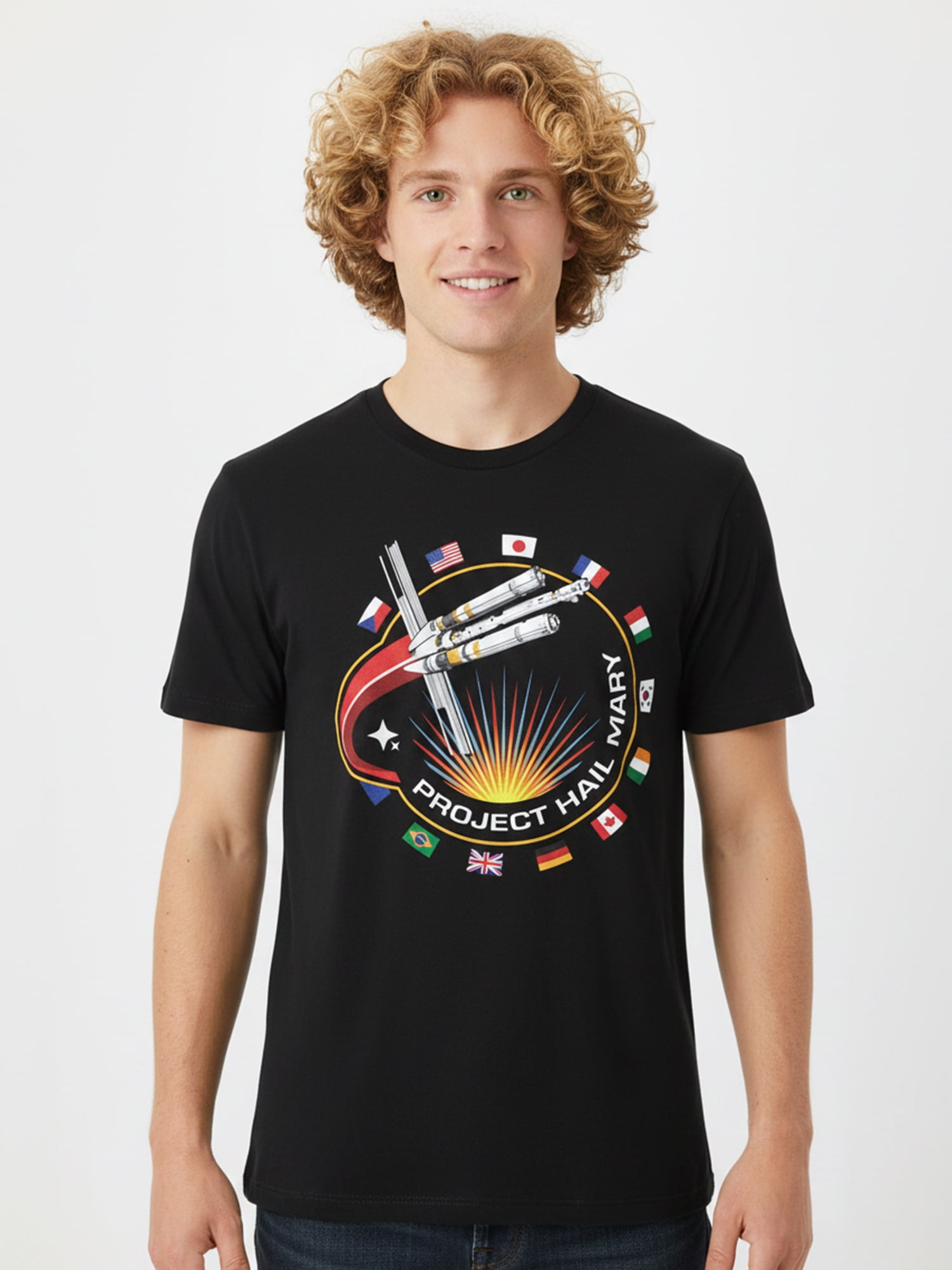 Project Hail Mary Men's Graphic Short Sleeve Tee, Sizes S-3XL - Walmart.com