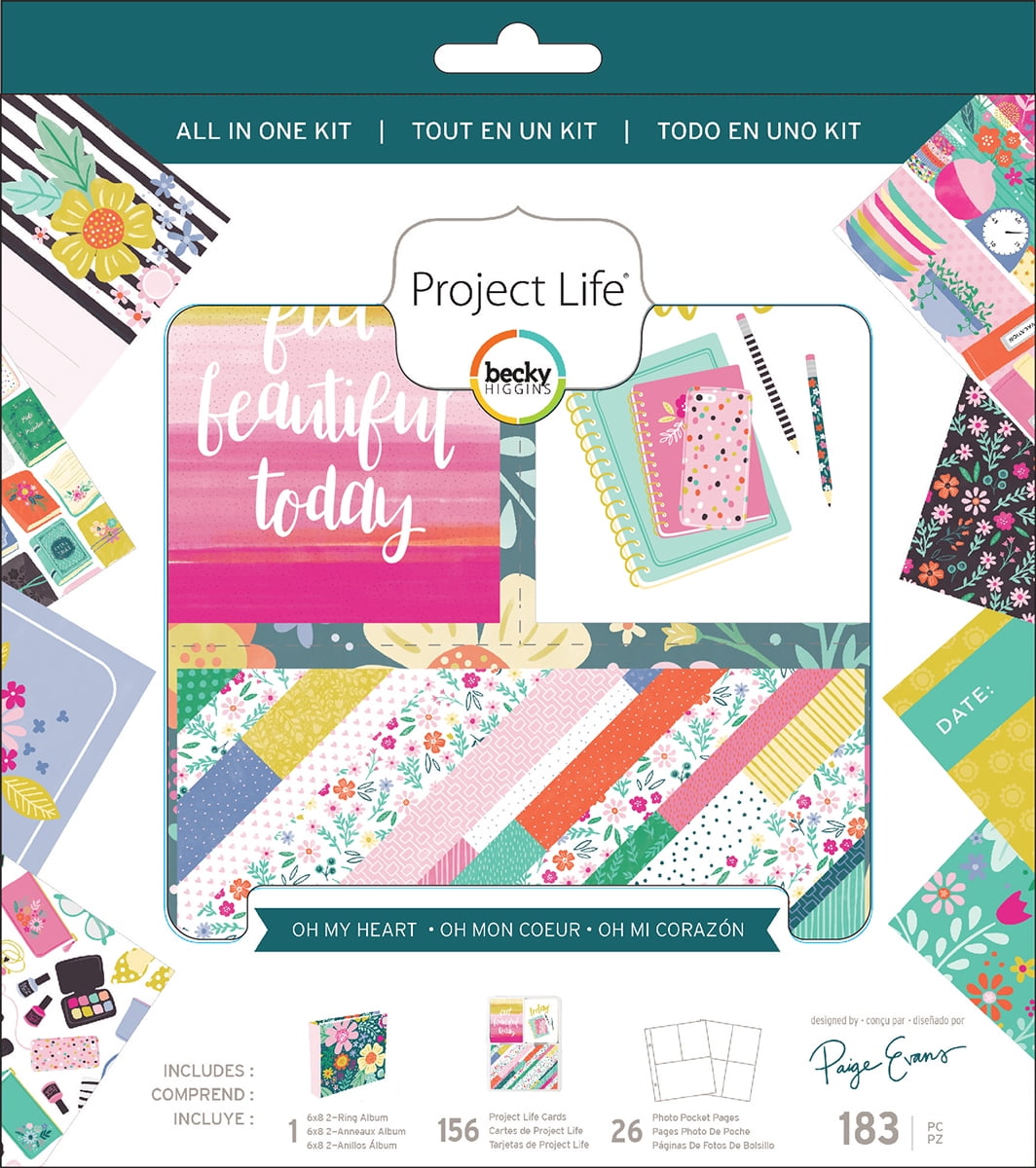 Project Life All-In-One Album Kit-Paige Evans Oh My Heart - Walmart.com