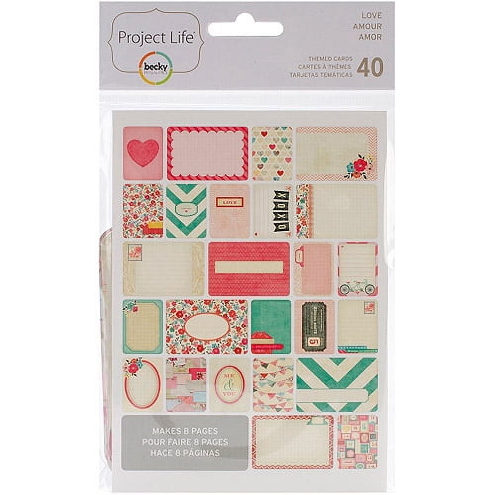 Project Life Themed Cards, 40pk - Walmart.com