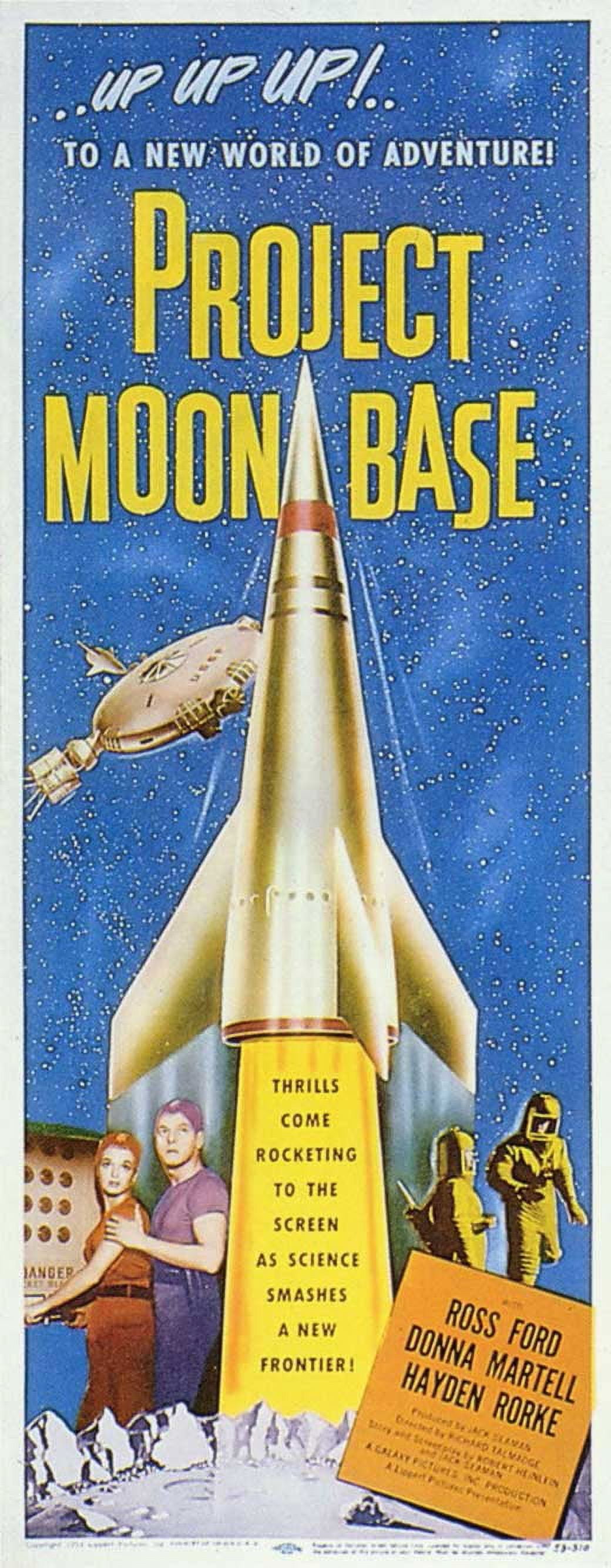 Project Moonbase - movie POSTER (Style A) (11" x 17") (1953) - Walmart.com