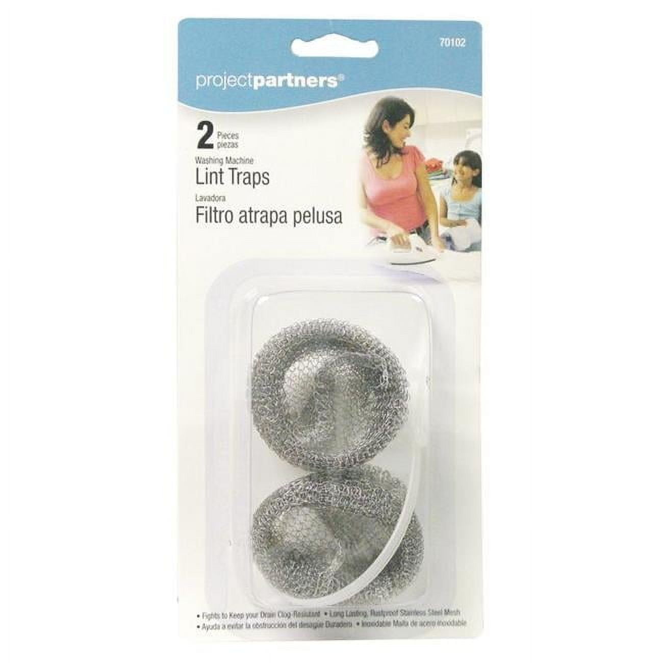 Project Partners 70102 Washing Machine Lint Traps - Pack of 2 - Walmart.com
