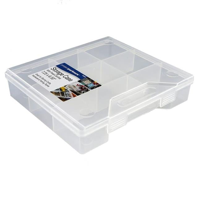 Project Partners 70503 7.25 x 6.5 in. Clear Plastic 9-Compartment ...