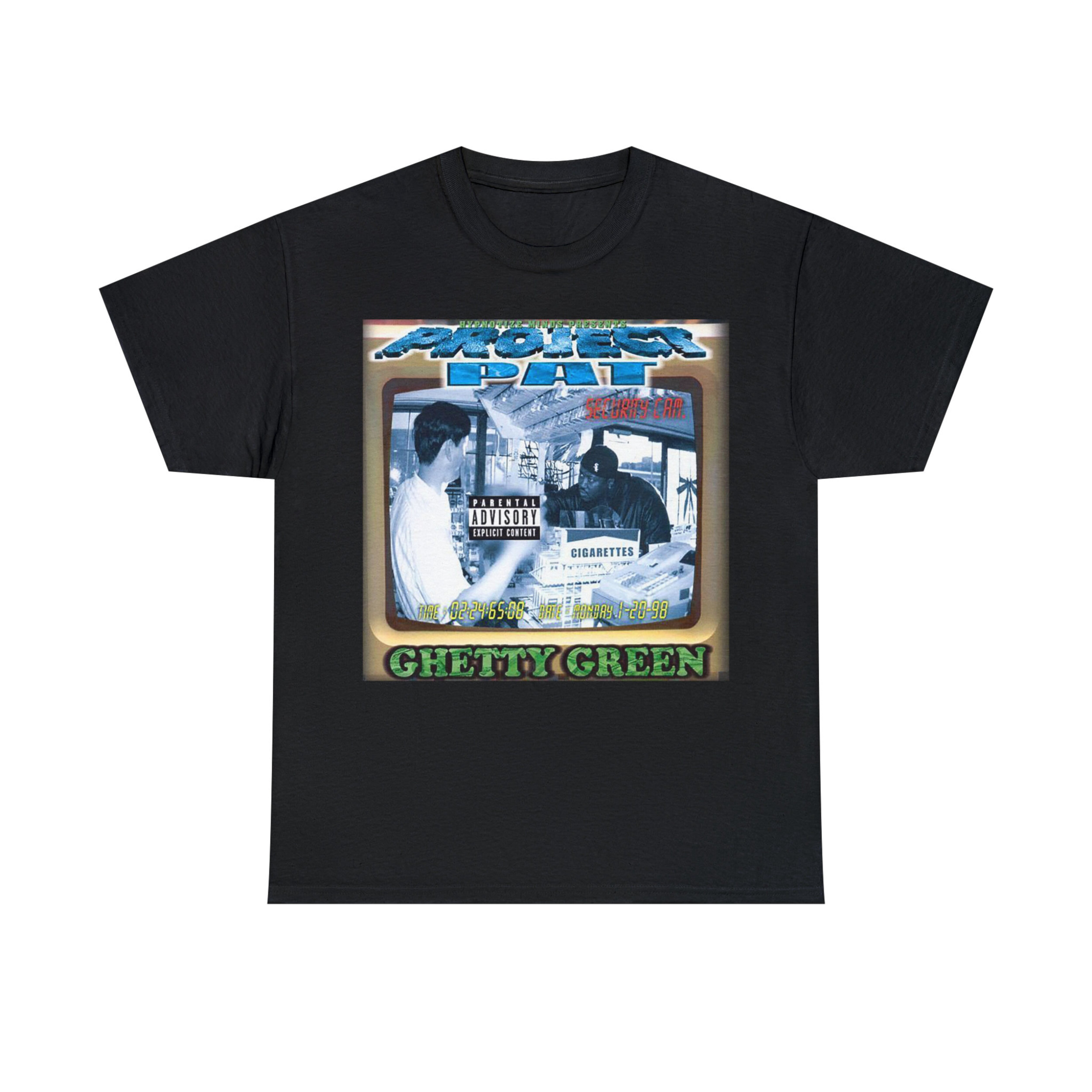 Project Pat GHETTY GREEN Album Cover Tshirt - Walmart.com