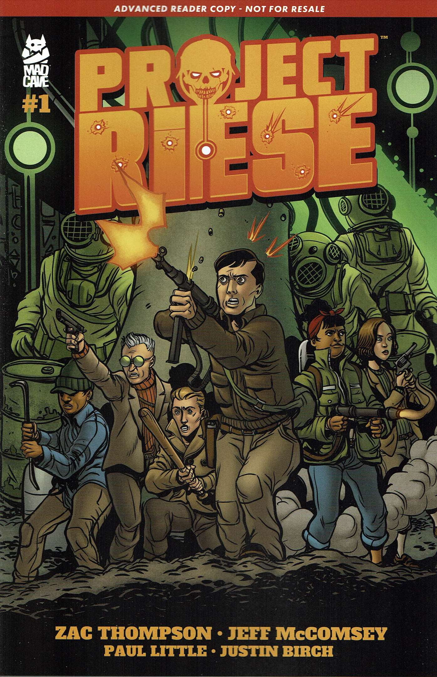 Project Riese CP #1 VF ; Mad Cave Comic Book - Walmart.com