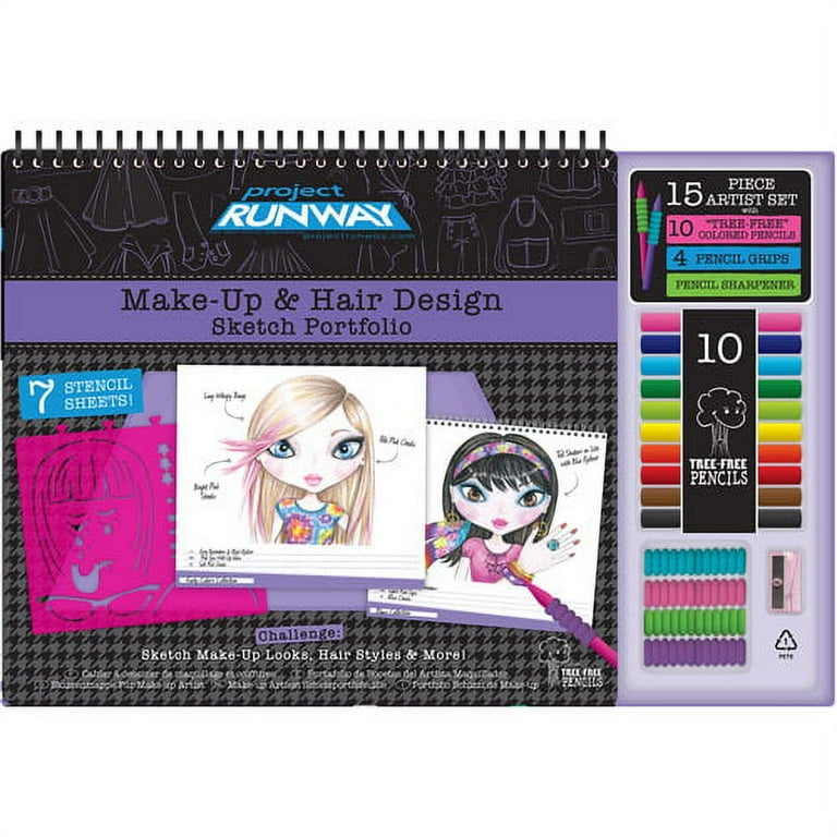 Project Runway Makeup And Hair Design Sketch Portfolio | Saubhaya Makeup