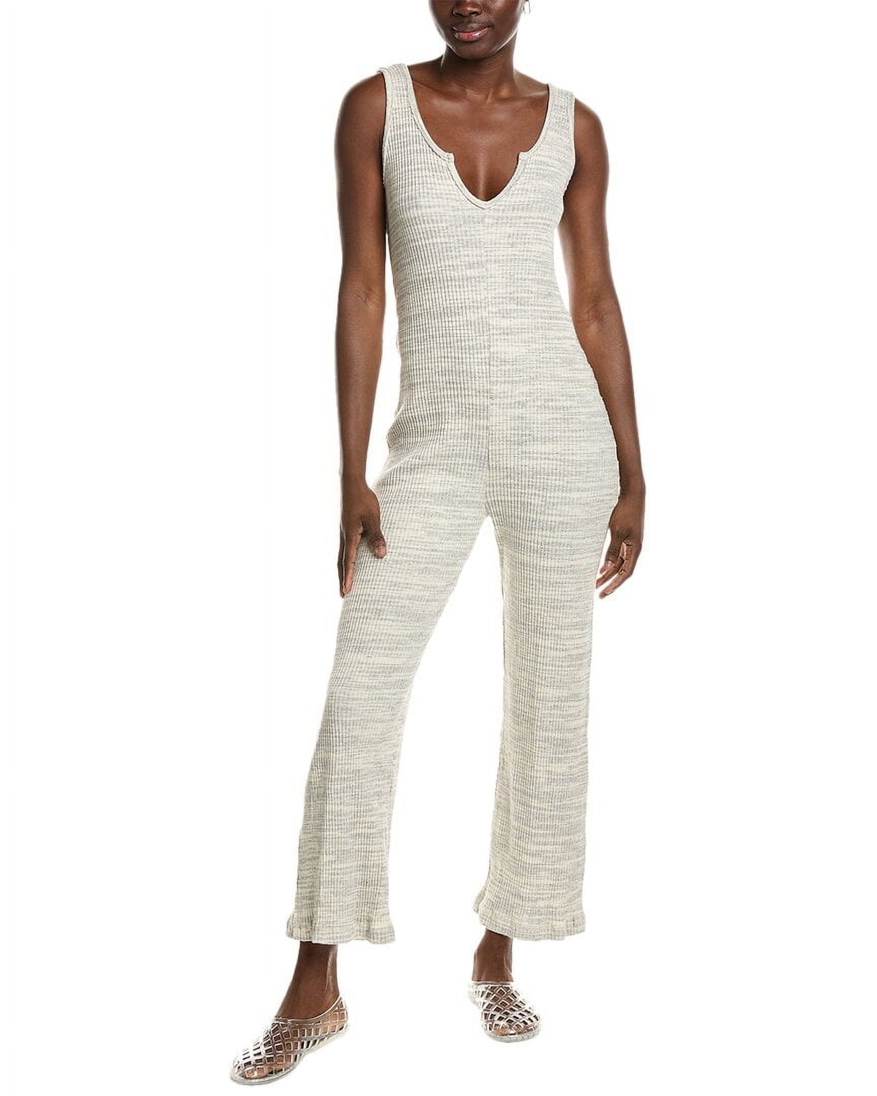 Project Social T womens Destination Notch Sweater Neck Rib Jumpsuit, l ...