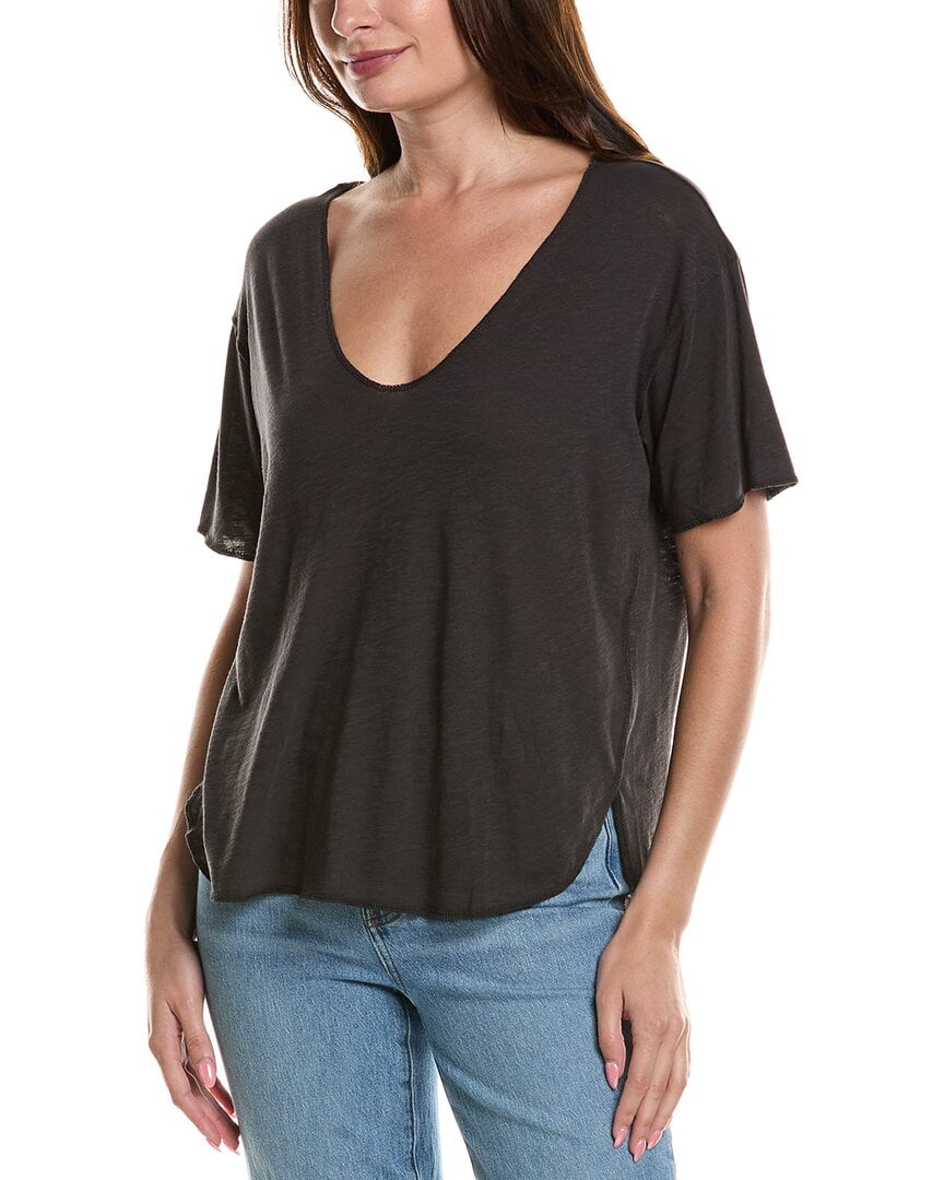 Project Social T womens Robby Scoop Neck T-Shirt, m, Black - Walmart.com