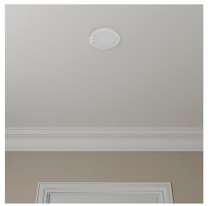 Project Source 1-Light 7-in Matte White Integrated LED Flush Mount ...