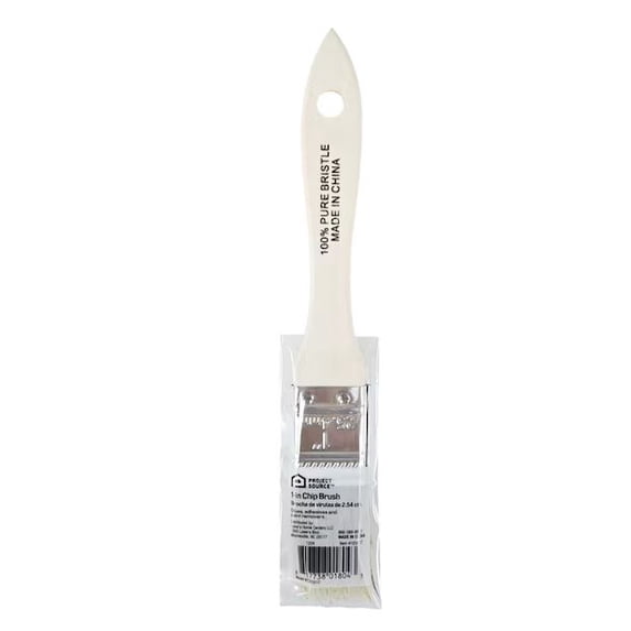 Project Source 1-in Natural bristle Flat Chip brush - Walmart.com