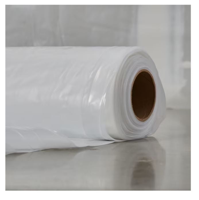 Project Source 10-Feet x 100-Feet Clear 4-Mils Heavy-duty Plastic sheeting - Walmart.com