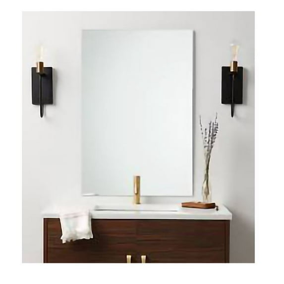 Project Source 36-Inches W x 36.0-Inches H Rectangle Silver Polished ...