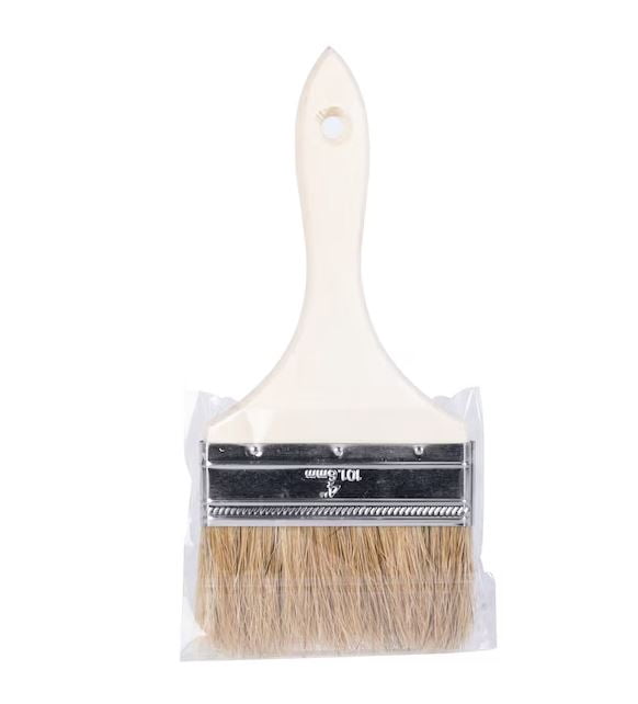 Project Source 4-in Natural bristle Flat Chip brush - Walmart.com