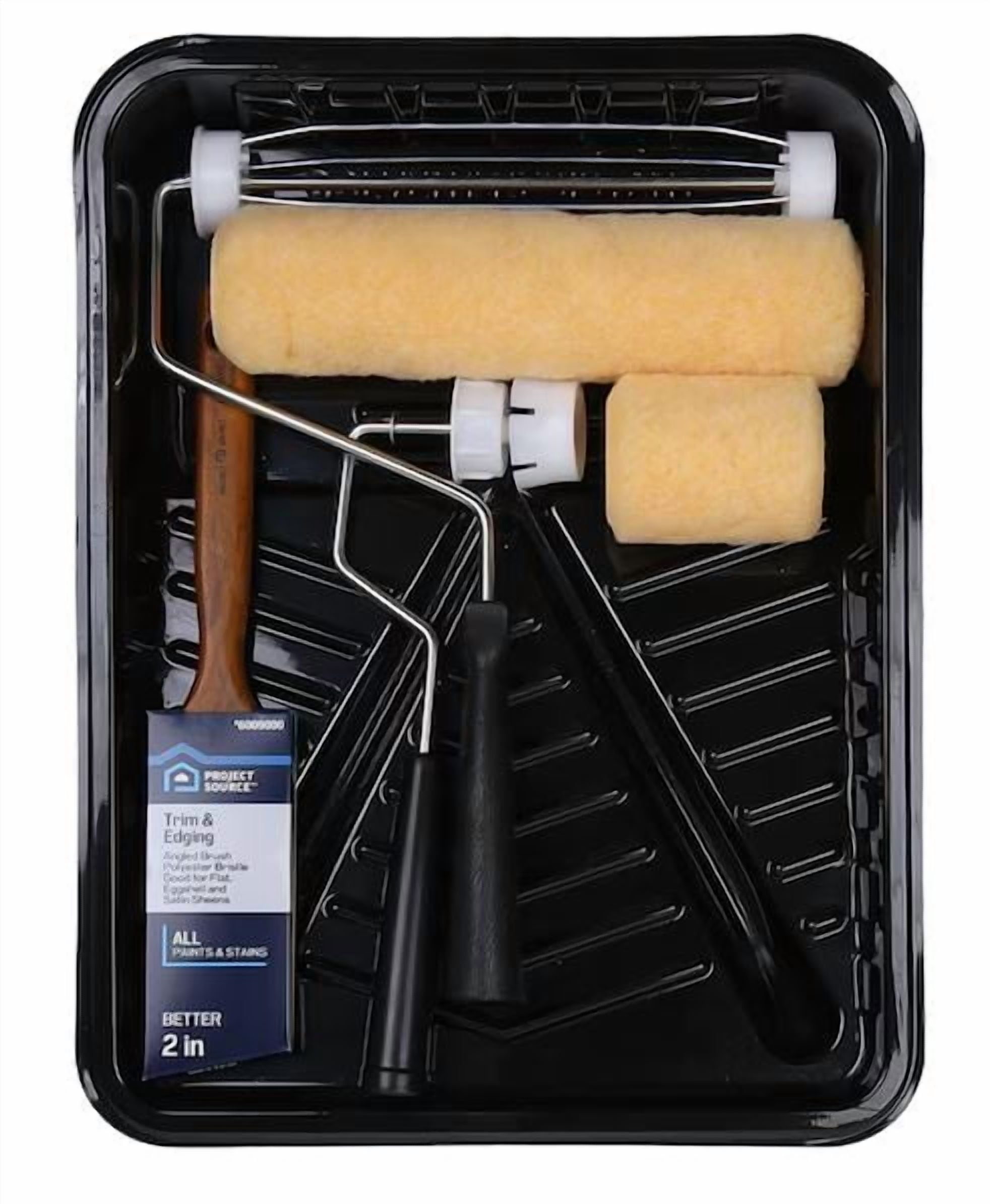 Project Source Better 6 -Piece Polyester Paint Roller Kit - Walmart.com