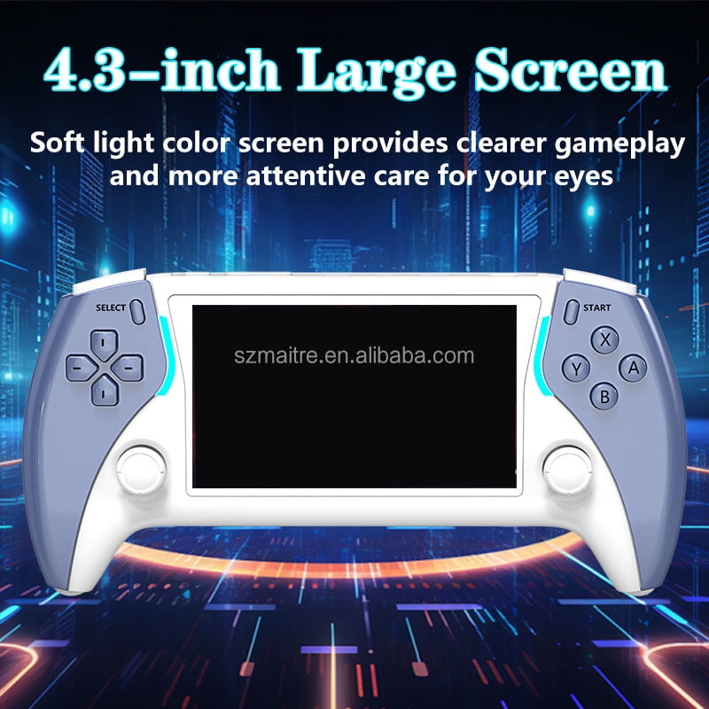 Project X Pocket Gaming Console 4.3-inch High-definition Ips Screen The ...
