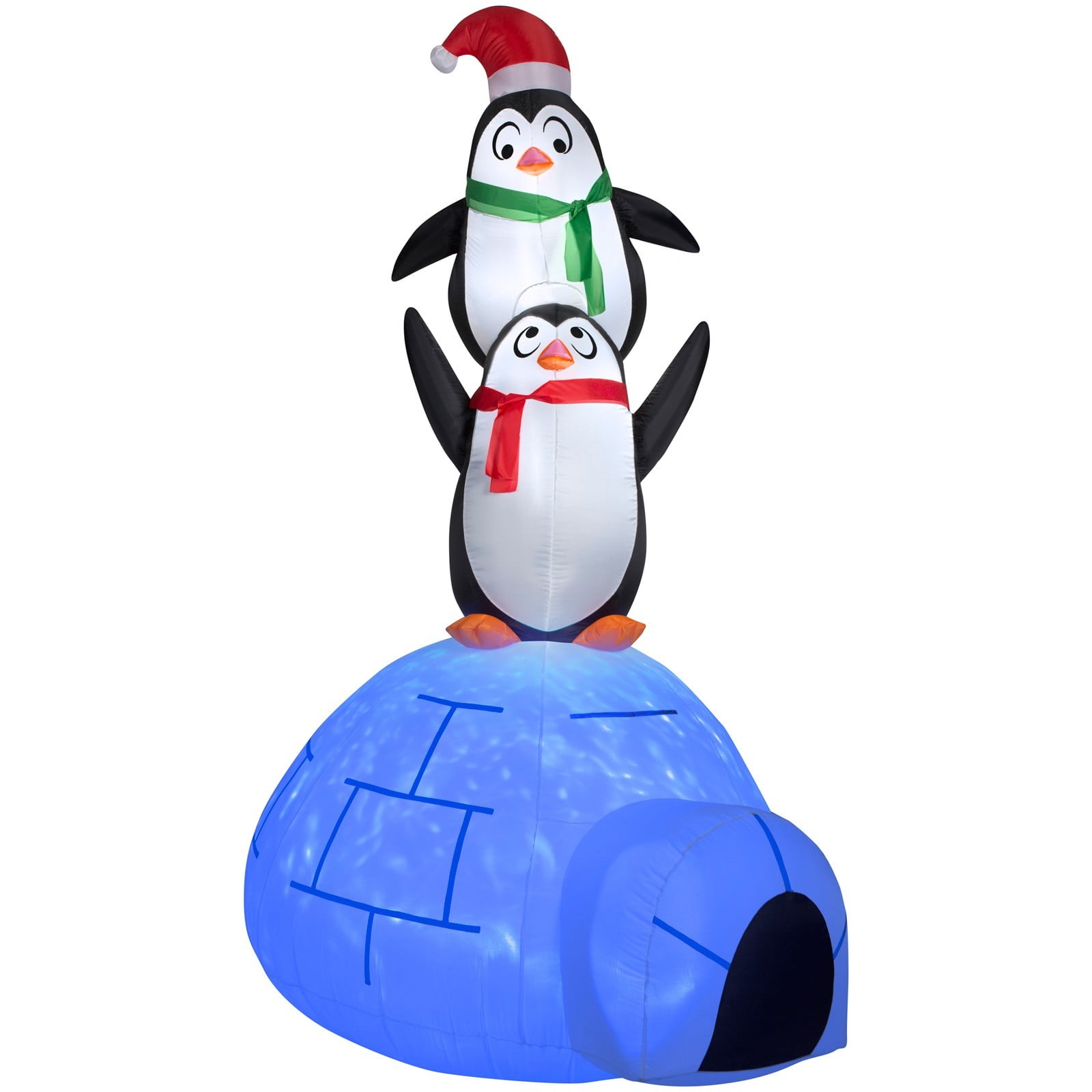 Projection Airblown Kaleidoscope - Igloo with Penguins - Walmart.com