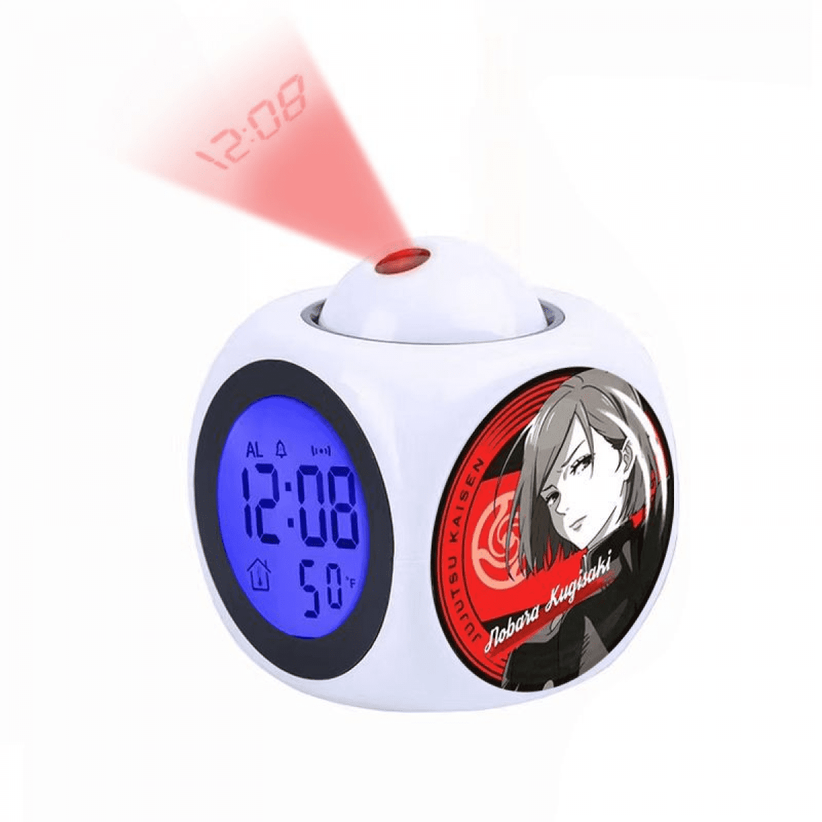 Projection Alarm Clock, Cartoon Jujutsu_Kaisen Academia Pattern Digital ...