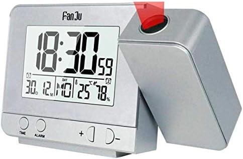 Projection Alarm Clock on Ceiling,LED Digital Clock for Bedroom,USB ...
