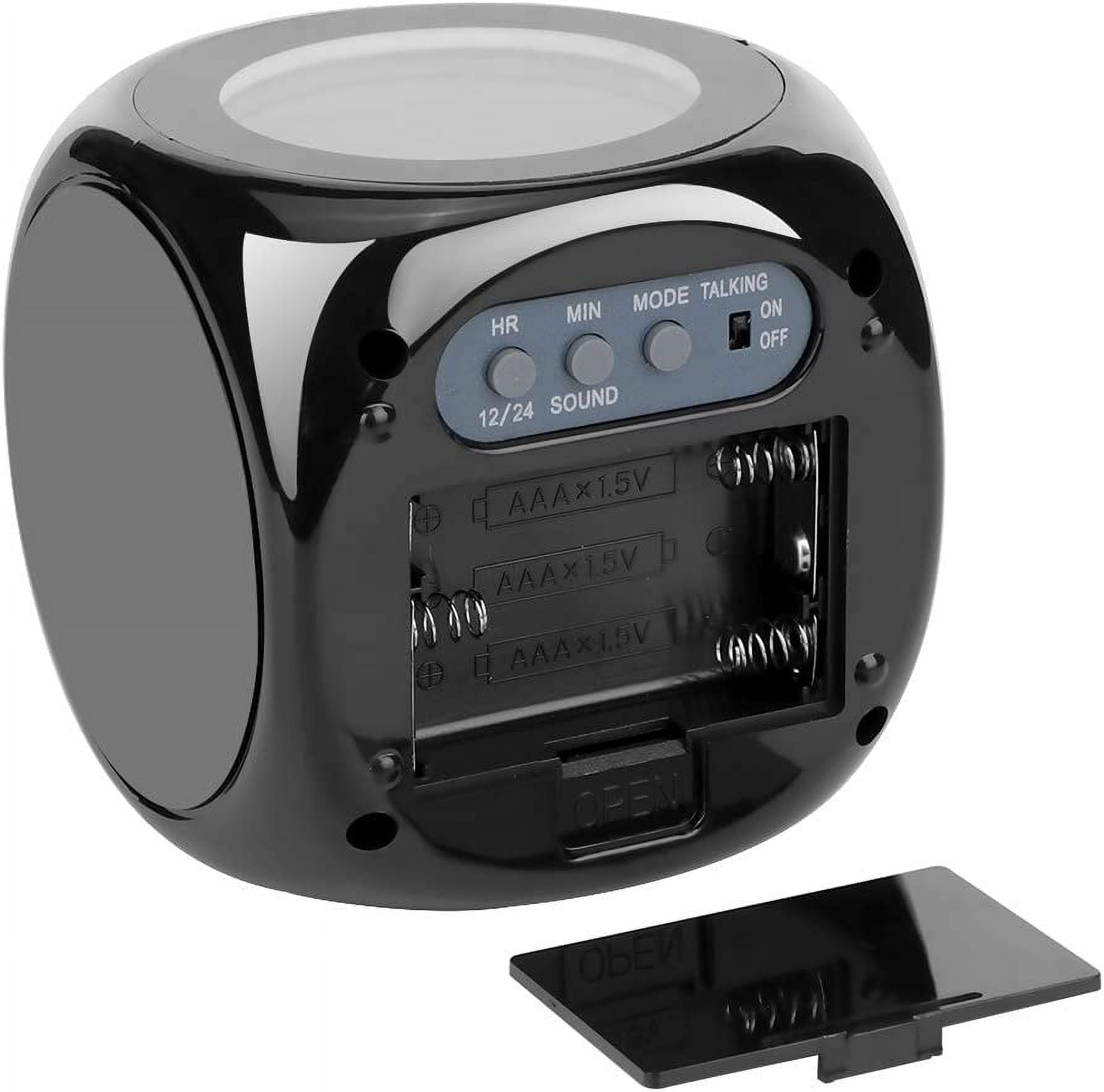 Projection Clock for Bedroom Ceiling, LED Desk Clock with Cute Design ...