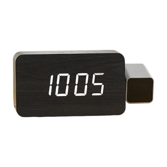 Projection Clock for Bedroom Ceiling, Alarm Clocks with 180° Rotatable ...