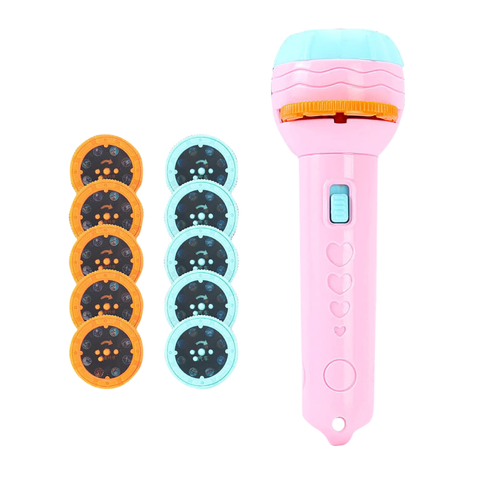 Projection Flashlight Toy with Dinosaur Animal Slides, Educational ...