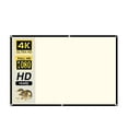 Projection Screen White Grid Anti-Light 160 ° Viewing Angle 130 120 100 ...