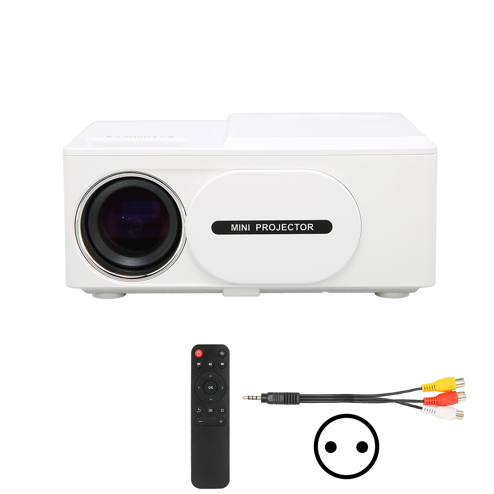 Projector 1080P Full HD Multifunction Multi Compatible Home Miniature ...