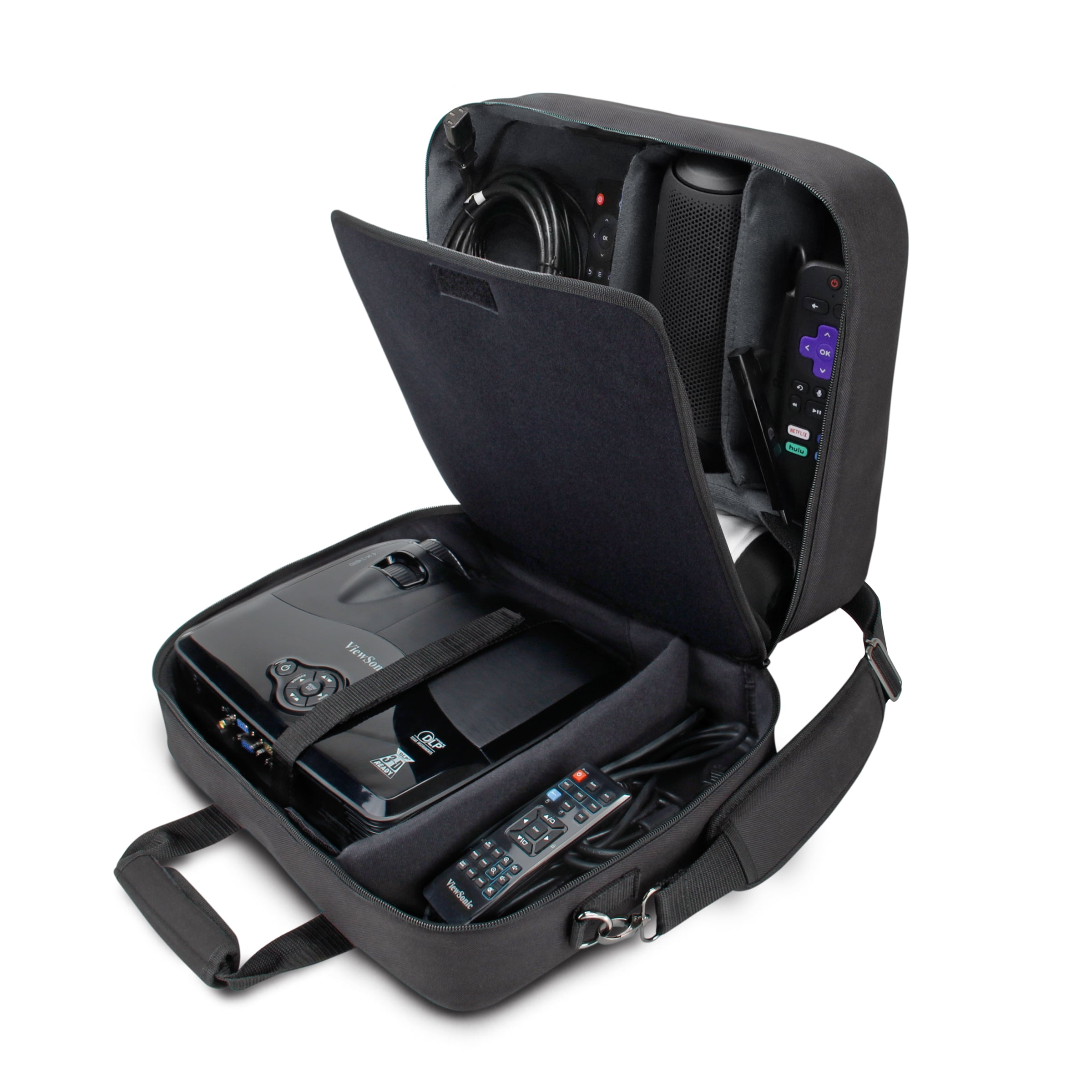 Projector Carrying Case Bag for ViewSonic & Epson with Shoulder Strap ...