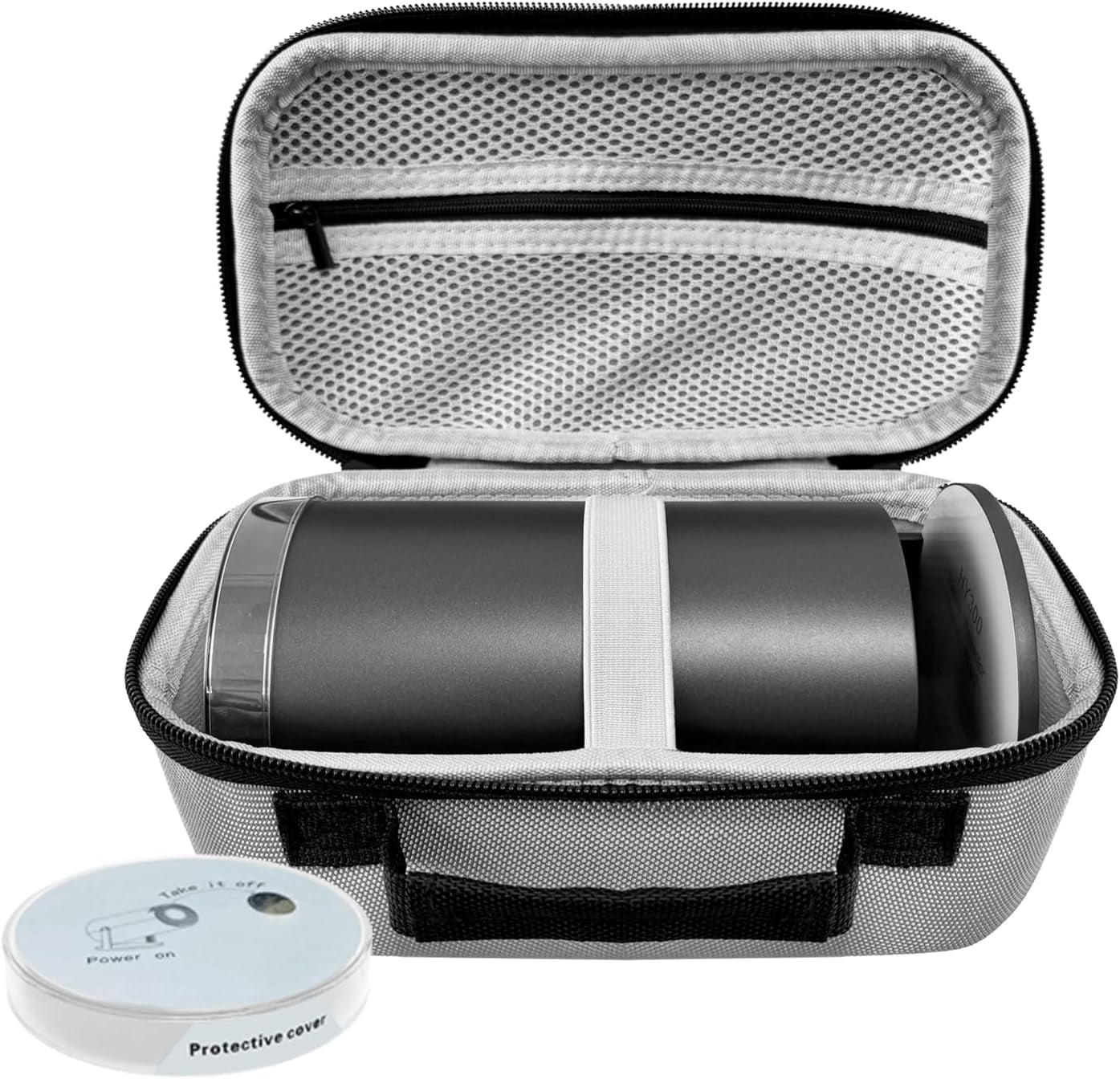 Projector Carrying Case and Lens Cap for Magcubic HY300 Projector,Hard ...