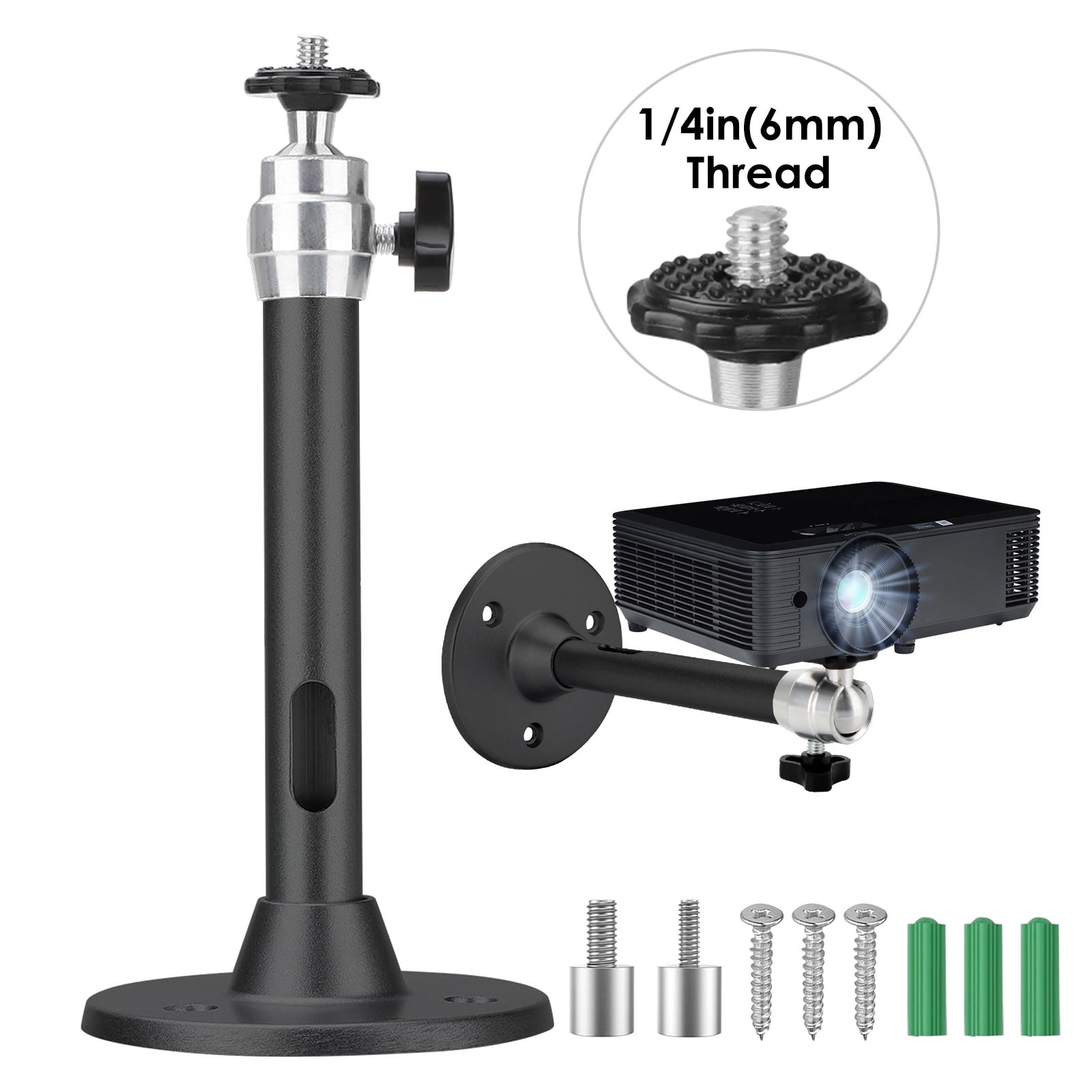 EEEkit Mini Projection Projector Ceiling Mount, Universal Video Wall ...