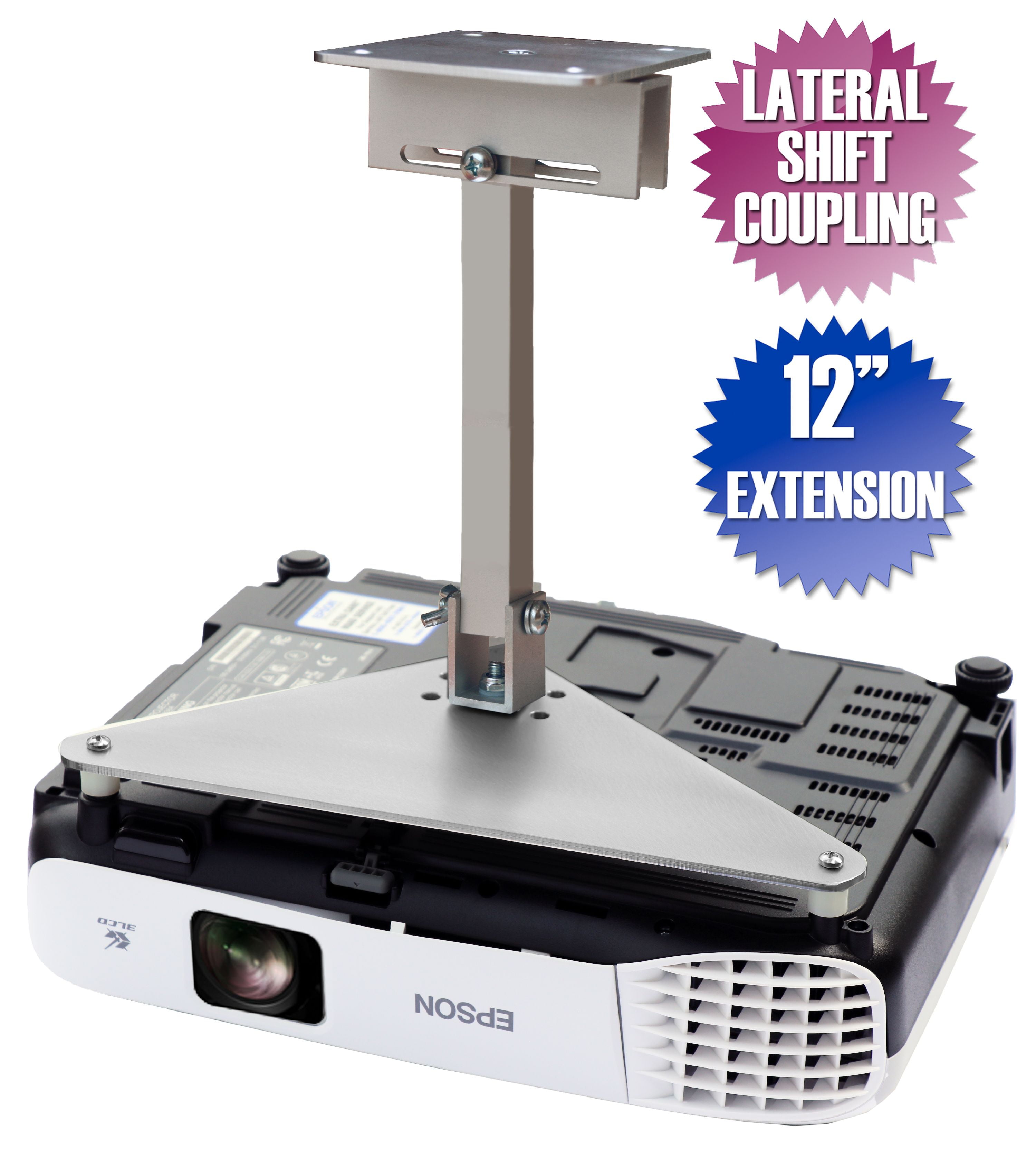 Projector Ceiling Mount for Epson PowerLite E20 W49 X49 EX3280 EX5280 ...