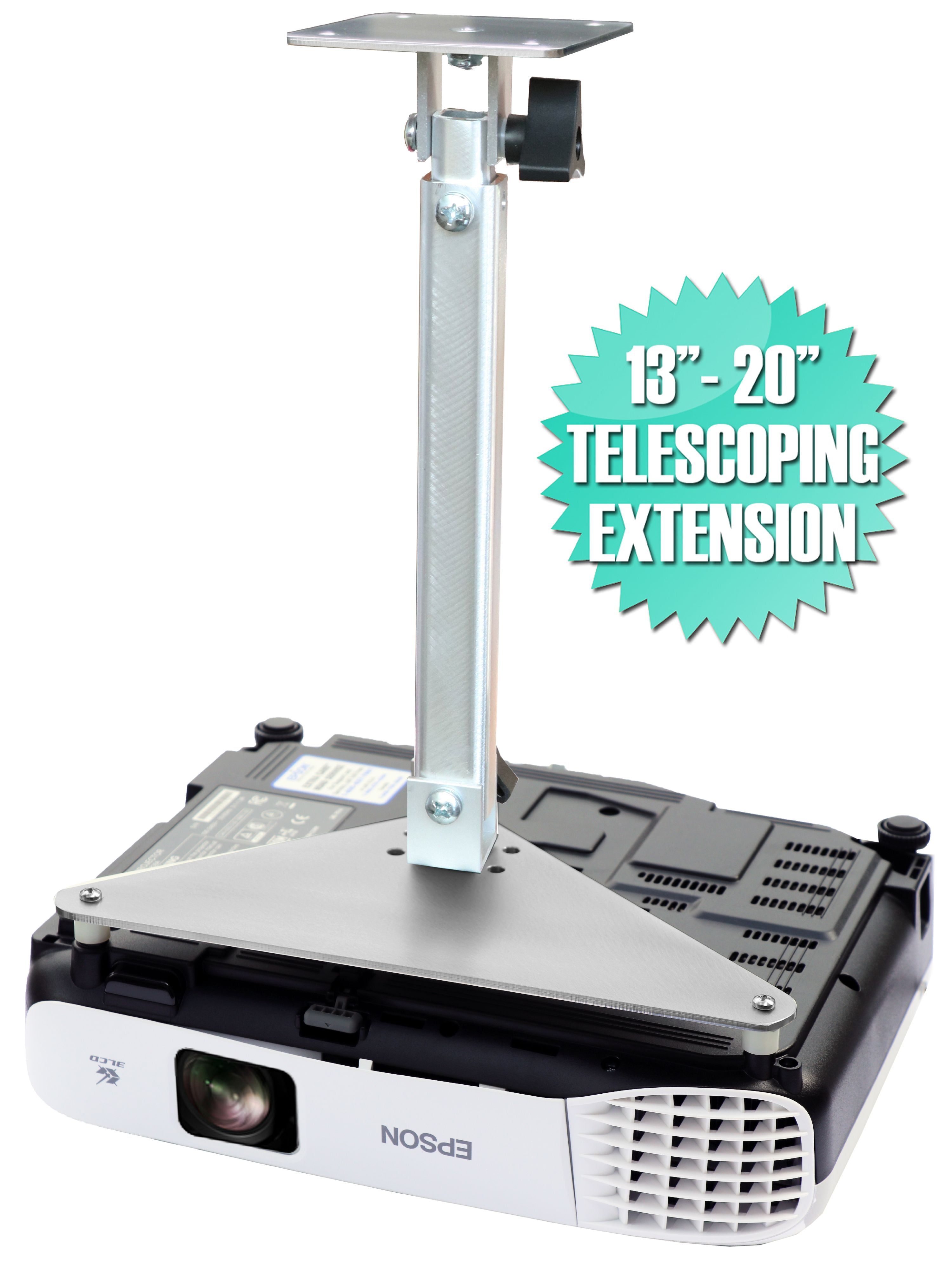 Projector Ceiling Mount for Epson PowerLite E20 W49 X49 EX3280 EX5280 ...