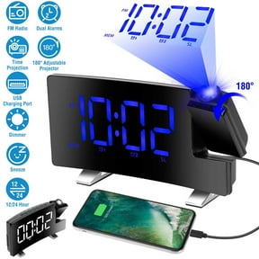 Naxa Electronics NRC-173 Projection Dual Alarm Clock Radio - Walmart.com