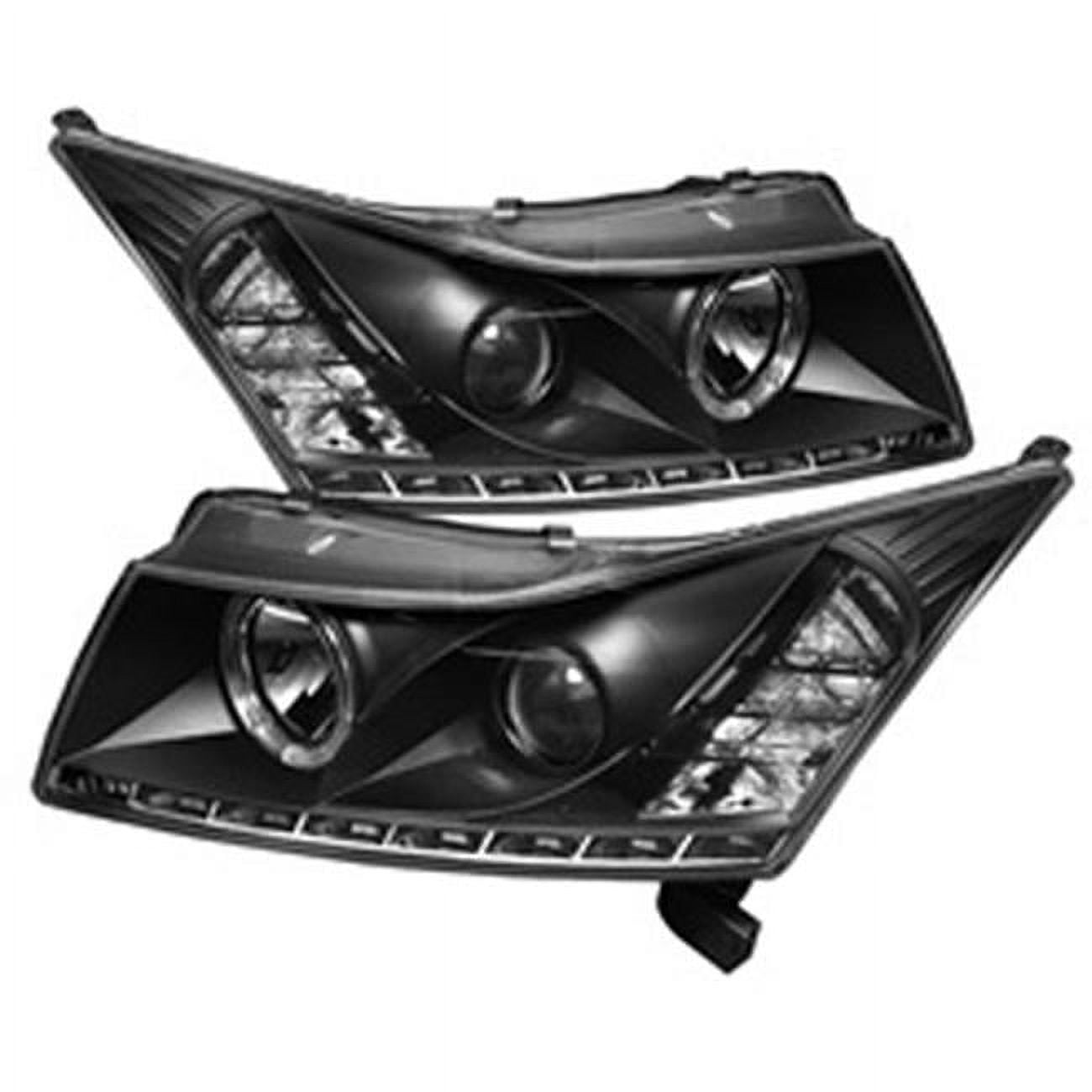 Projector Headlights LED Halo -DRL Black High H1 Low H7 for 2011-2014 ...