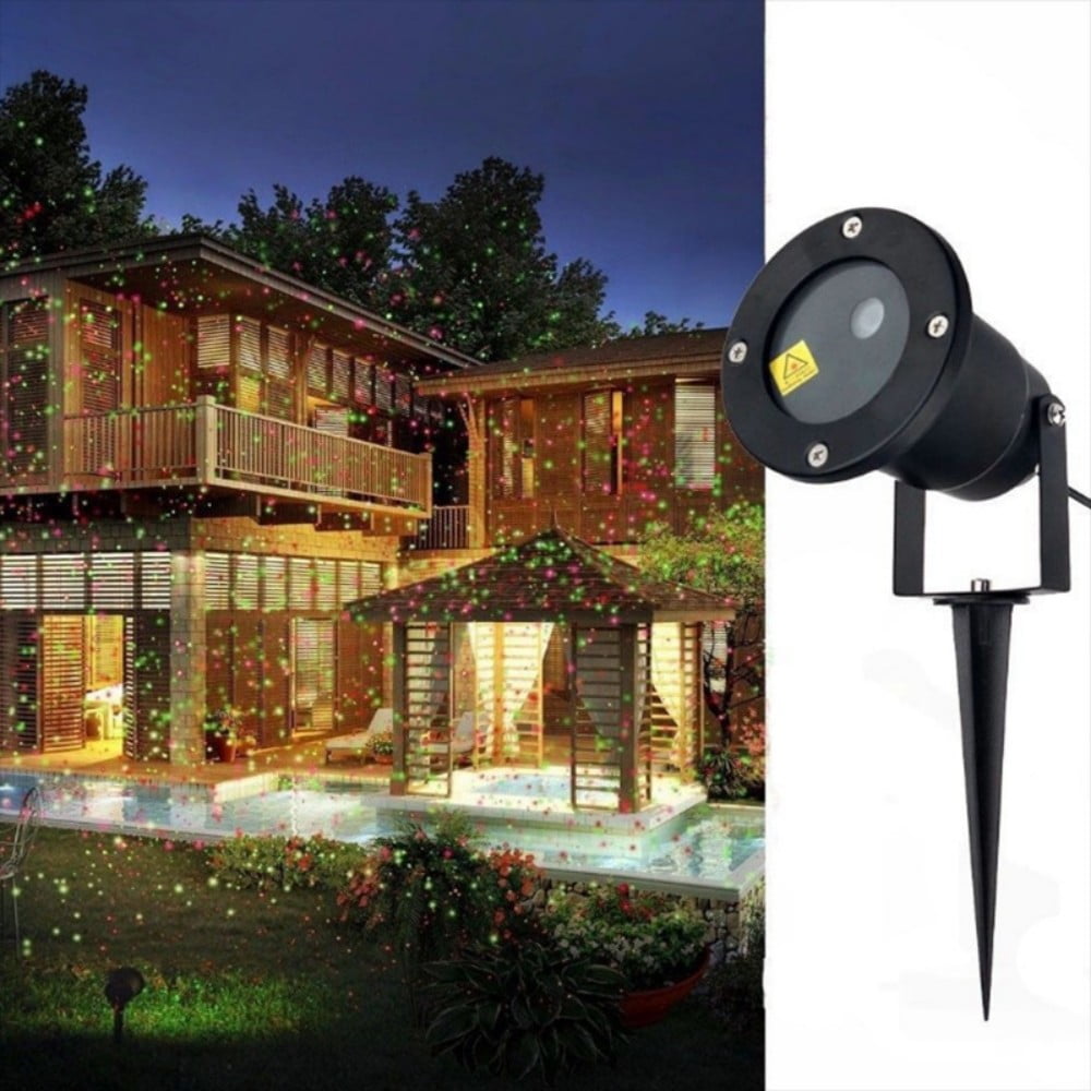 Projector Laser Lights, Christmas Green Red Star Lights with Remote ...