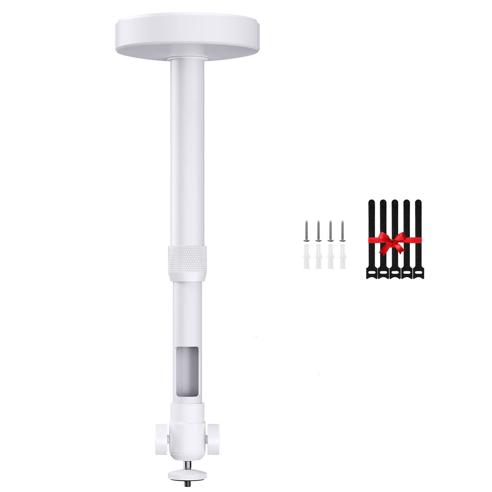 Projector Mount for Ceiling/Wall -- ¼-Inch Screw Adjustable Tilt&Swivel ...