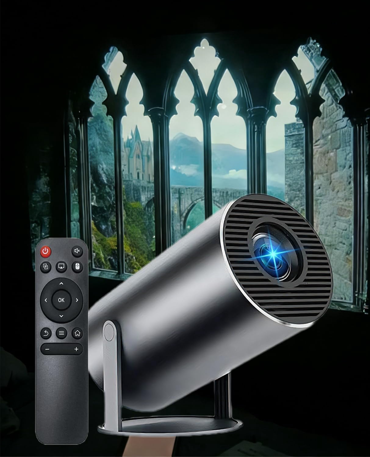 Projector for Reading – Window Projector Built-In Speaker & 210 ...