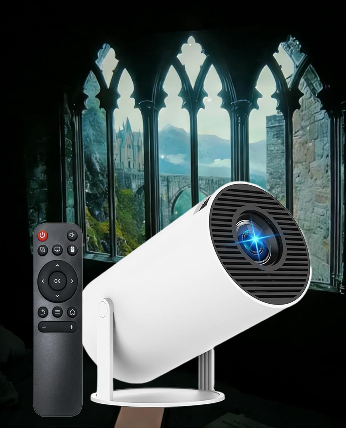 Projector for Reading – Window Projector Built-In Speaker & 210 ...