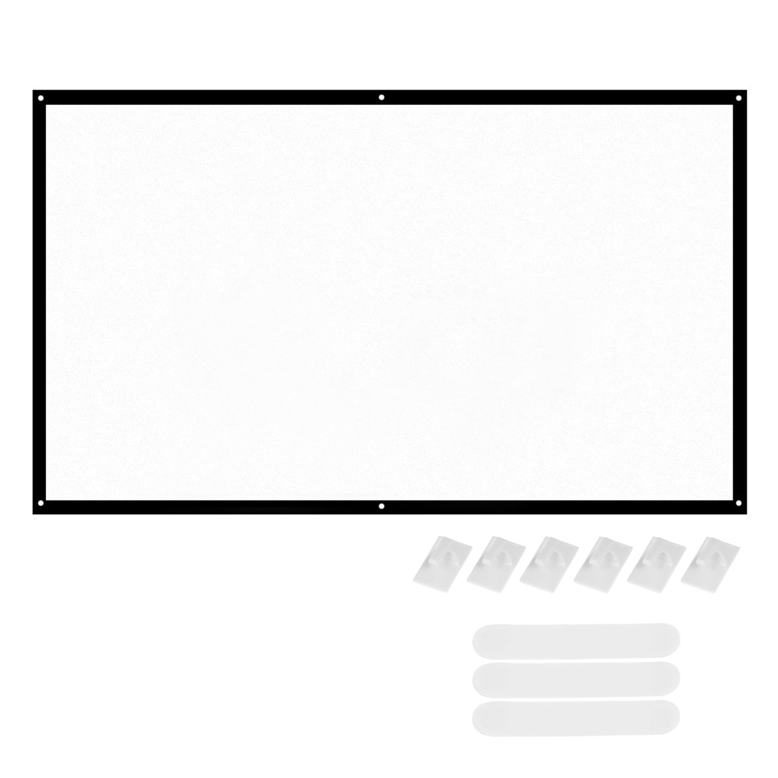 Projector Screen,60 Inch Theater Office Mounted Theater Screen 16 ...