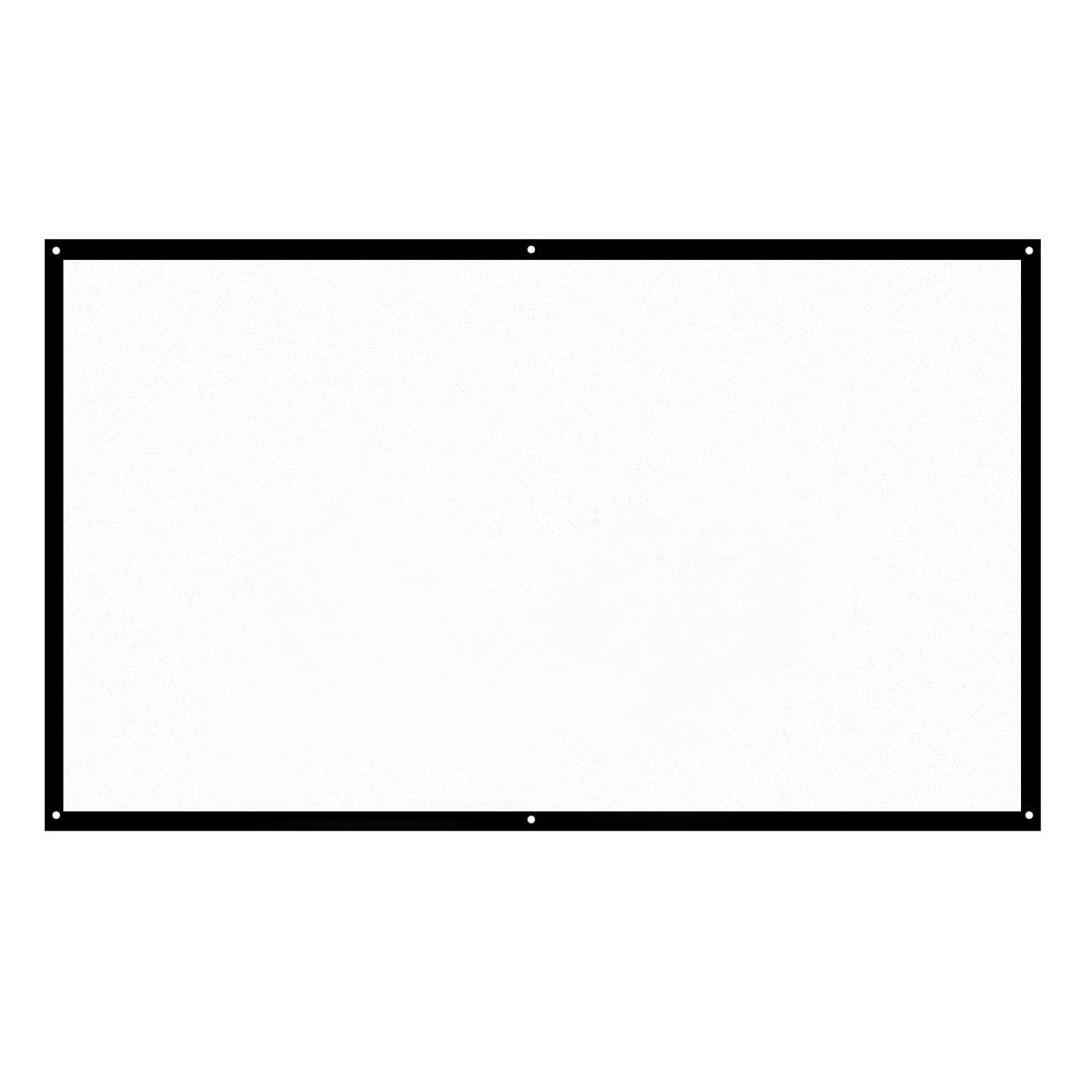 Projector Screen,Inch Video Screen 16 9 Portable Screen Mounted Theater ...